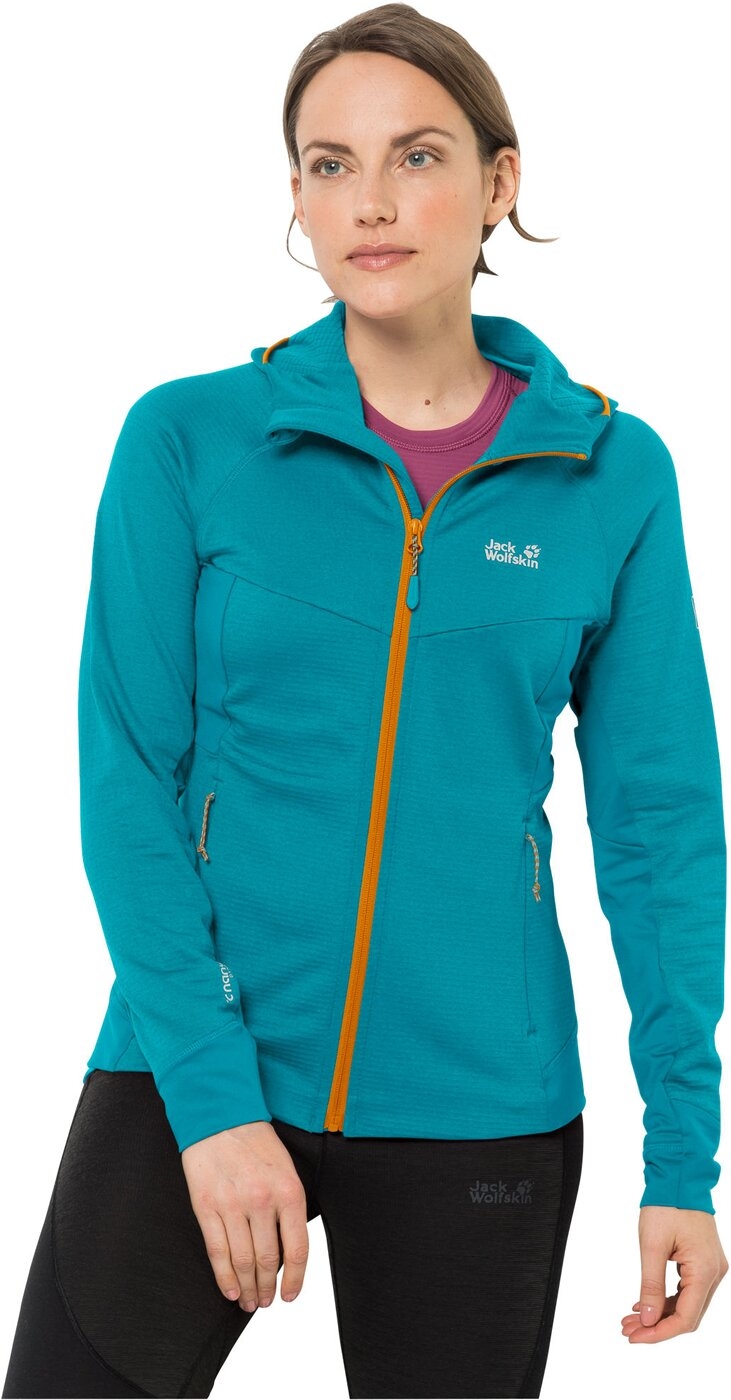 JACK WOLFSKIN HYDRO GRID FLEECE W DARK CYAN | Intersport Butsch