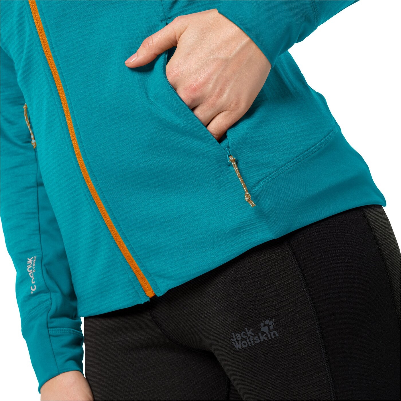 JACK WOLFSKIN HYDRO GRID FLEECE W DARK CYAN | Intersport Butsch