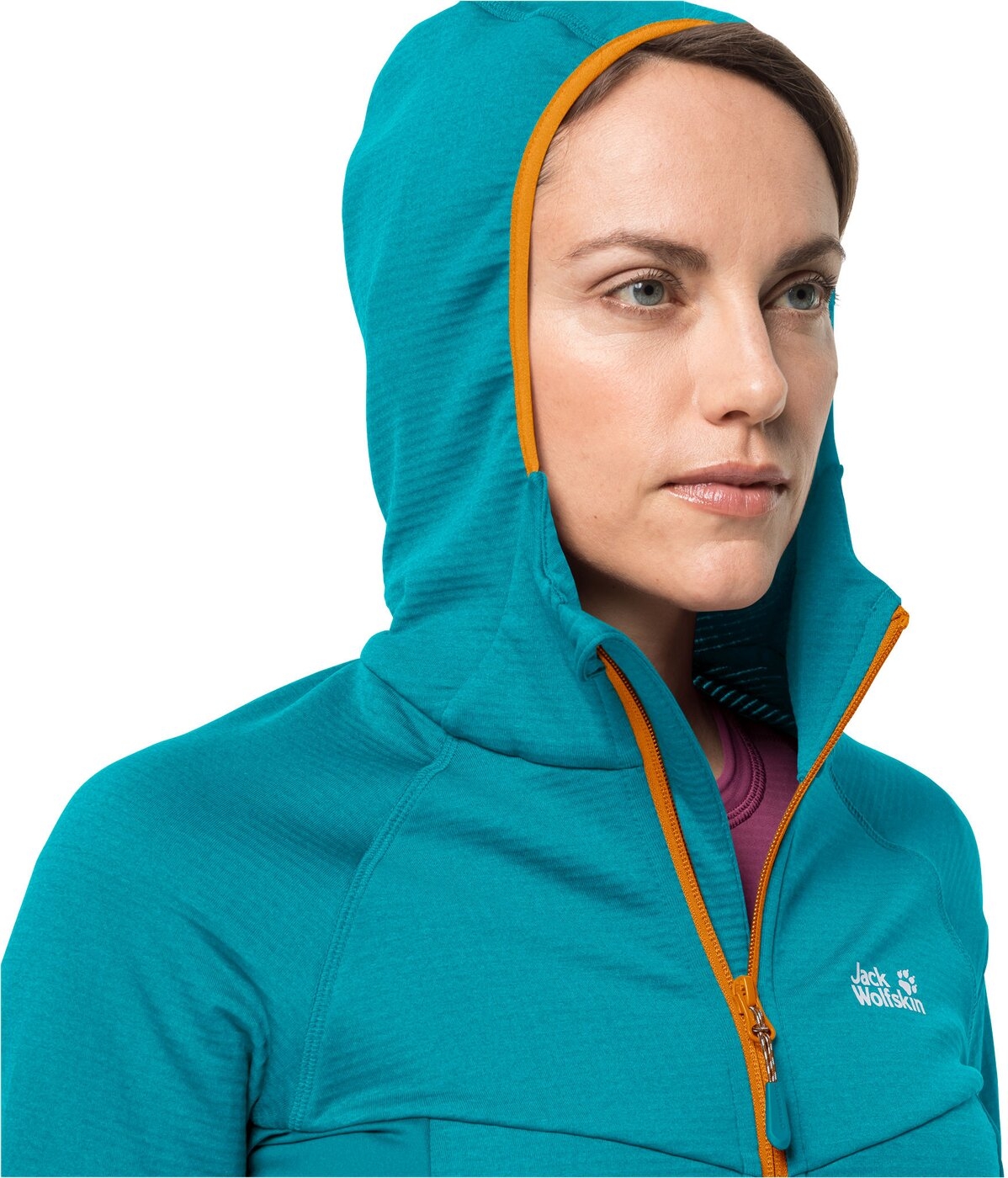 JACK WOLFSKIN HYDRO GRID FLEECE W DARK CYAN | Intersport Butsch