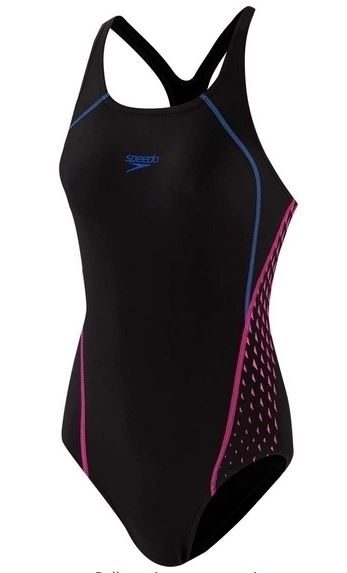 SPEEDO PLMT PNL MSBK 1PC AF BLACK/BLU BLACK/BEAUTIFUL BLUE/ELEC PINK ...