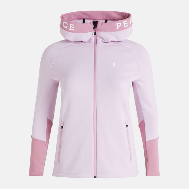 PEAK PERFORMANCE W Rider Zip Hood-COLD BLUSH-BITTER ROOT- COLD BLUSH ...