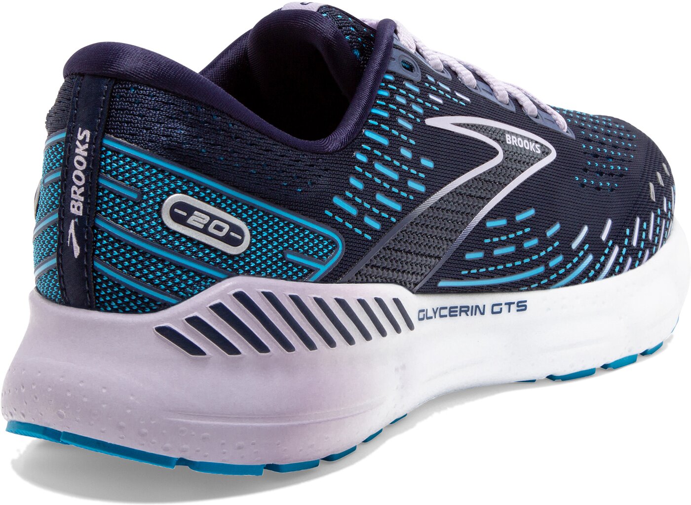 BROOKS Glycerin GTS 20 PEACOAT/OCEAN/PASTEL LILAC | Intersport Butsch