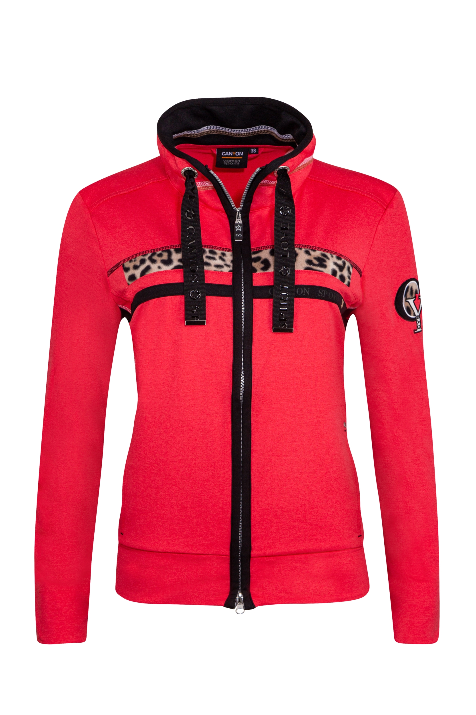 CANYON Sweatjacke HIBISKUS-BLACK/JAGUAR CARAMEL | Intersport Butsch